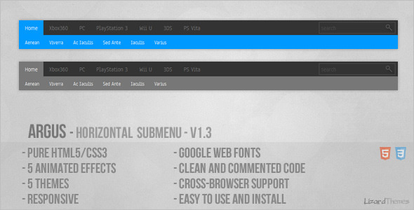 ê download argus - horizontal submenu immediately - Top 50 Products